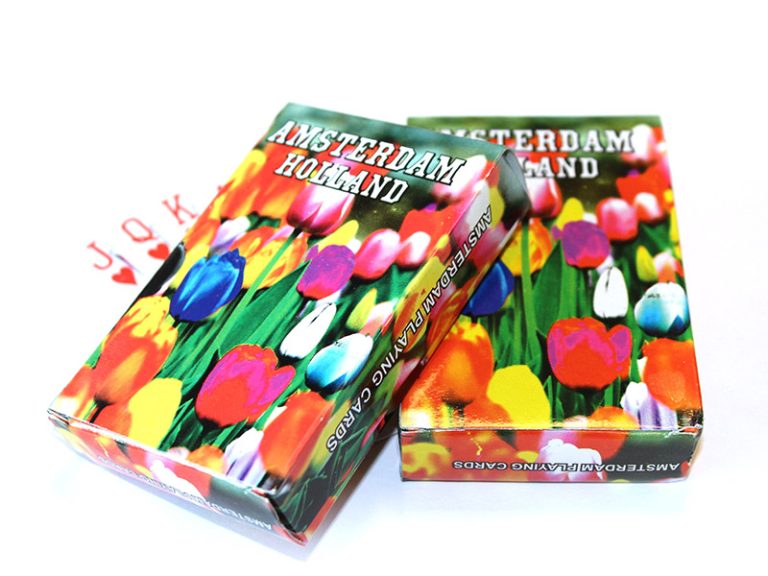 Speelkaarten Amsterdam Flower | Souvenirs - Klompjes.com