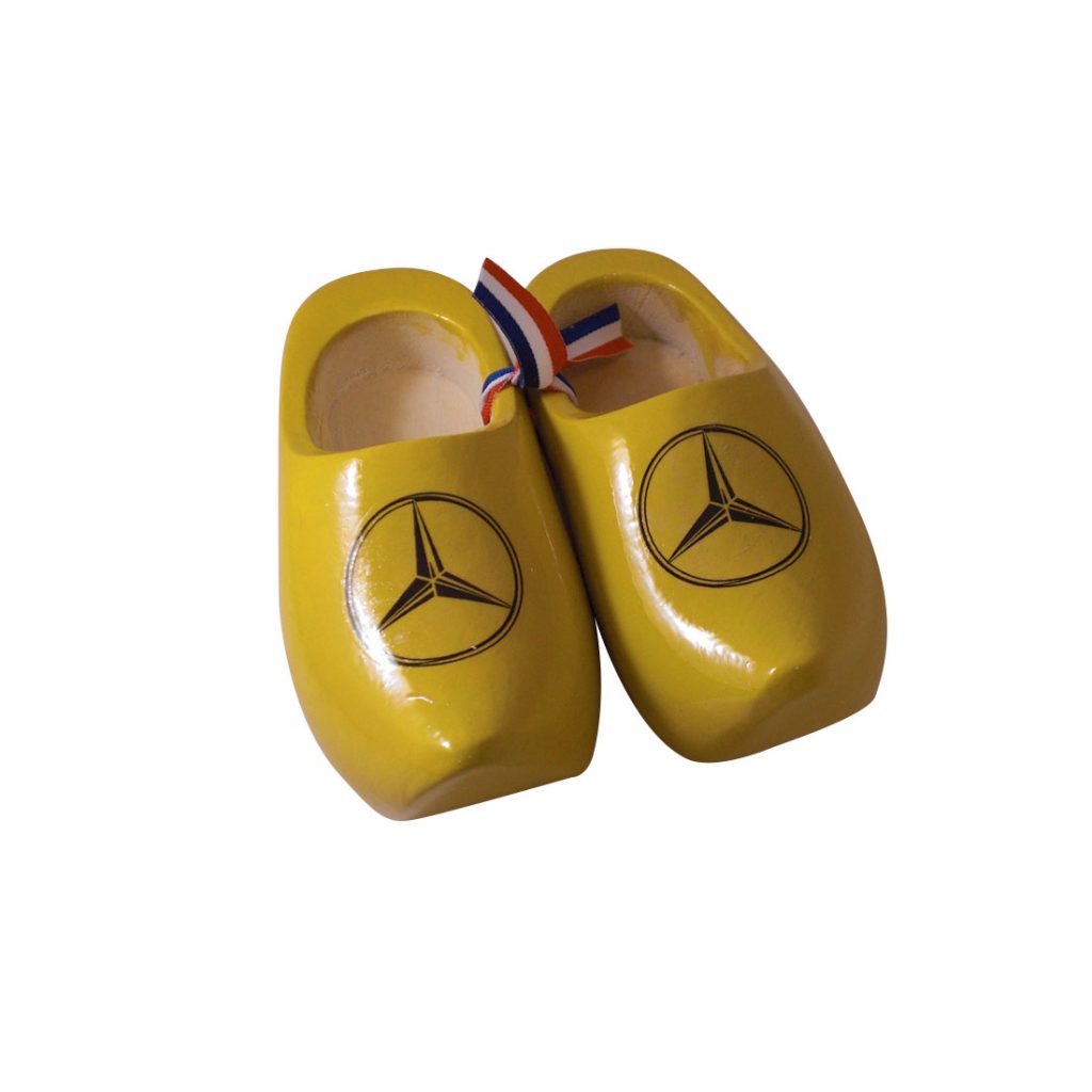 Clogs with Mercedes logo | Klompjes.com