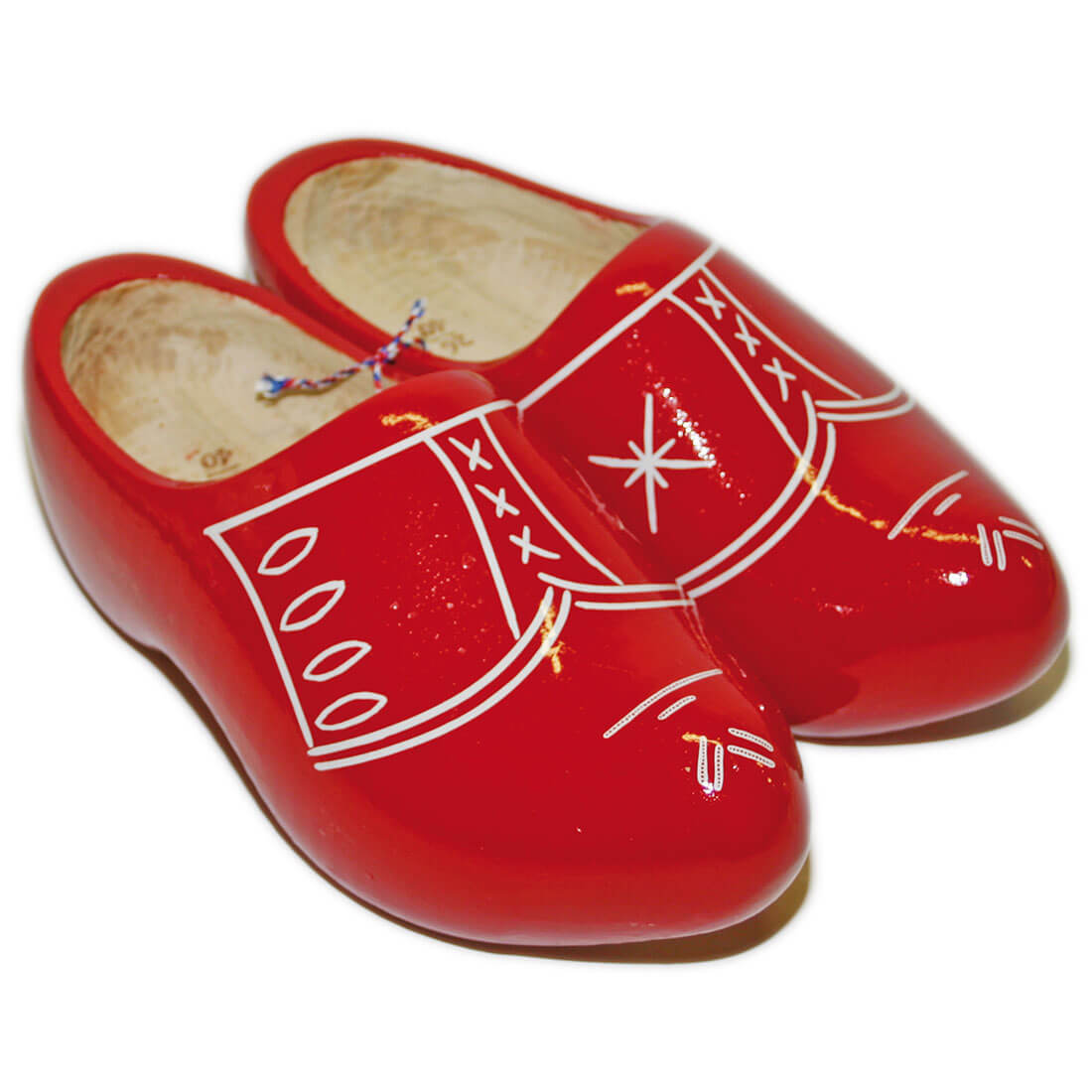 Rode houten klompen kopen? Lage prijs - Klompjes.com